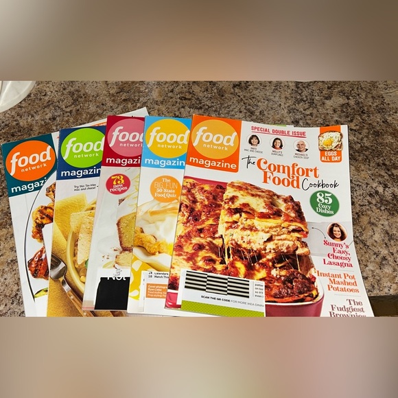 Food Network | Accents | Food Network Magazines Great Condition Address ...